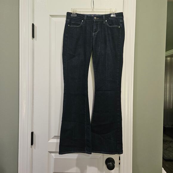 PAIGE | Jeans | Vintage Paige Laurel Canyon Womens 27 Petite Dark Wash ...